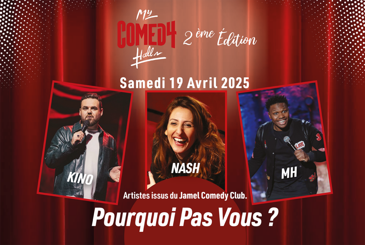 MY COMEDY HALL (2ÈME EDITION) - INSCRIPTIONS JUSQU'AU 30 MARS - Mairie ...